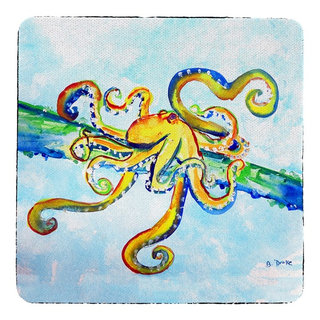 Crazy Octopus Coaster - 3 Sets of 4 (12 Total), 4 inches x 4 inches ...