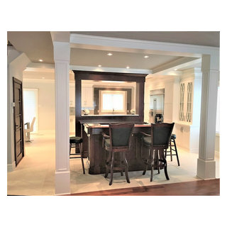 Executive kitchen / Bar - Classique - Bar de Salon - par Cuisines ...