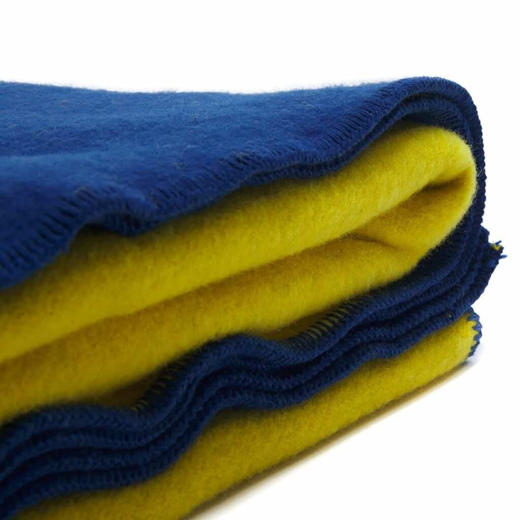 Swedish Flag Throw, Wool - Contemporary - Throws - by Sportique | Houzz