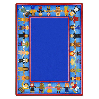 Kid Essentials, Early Childhood Children of Many Cultures Rug, 5'4" X 7 ...