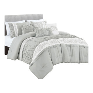 Maxine 7PC COMFORTER SET, Queen - Traditional - Comforters And ...