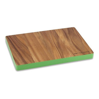 New York Wood Cutting Board Rectangle - Contemporary - Cutting Boards ...