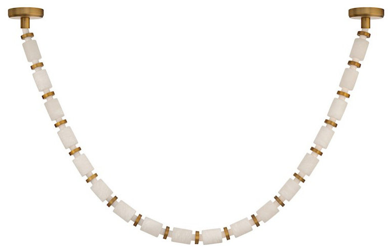 Modern Forms Entice 18-Light 93" LED Pendant/3500K, Brass/Remote ...