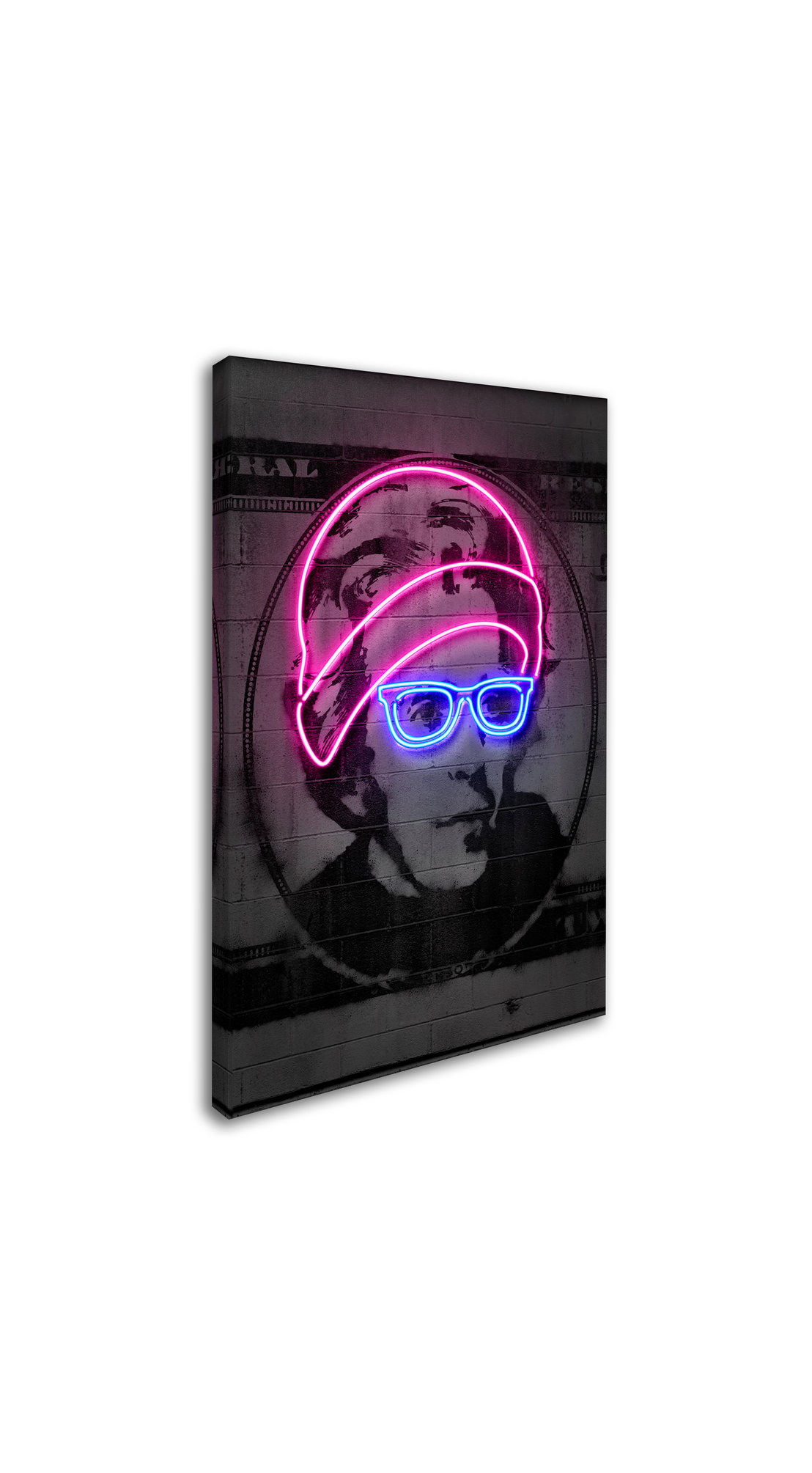 Octavian Mielu 'Jackson' Canvas Art, 12"x19" - Contemporary - Prints ...