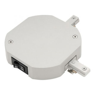WAC H Track 1-1-2 Right L-Connector Current Limiter, White - Track ...