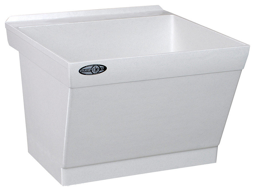 Mustee, Bathroom Sink, 23"x24"x16" - Contemporary - Bathroom Sinks - by ...