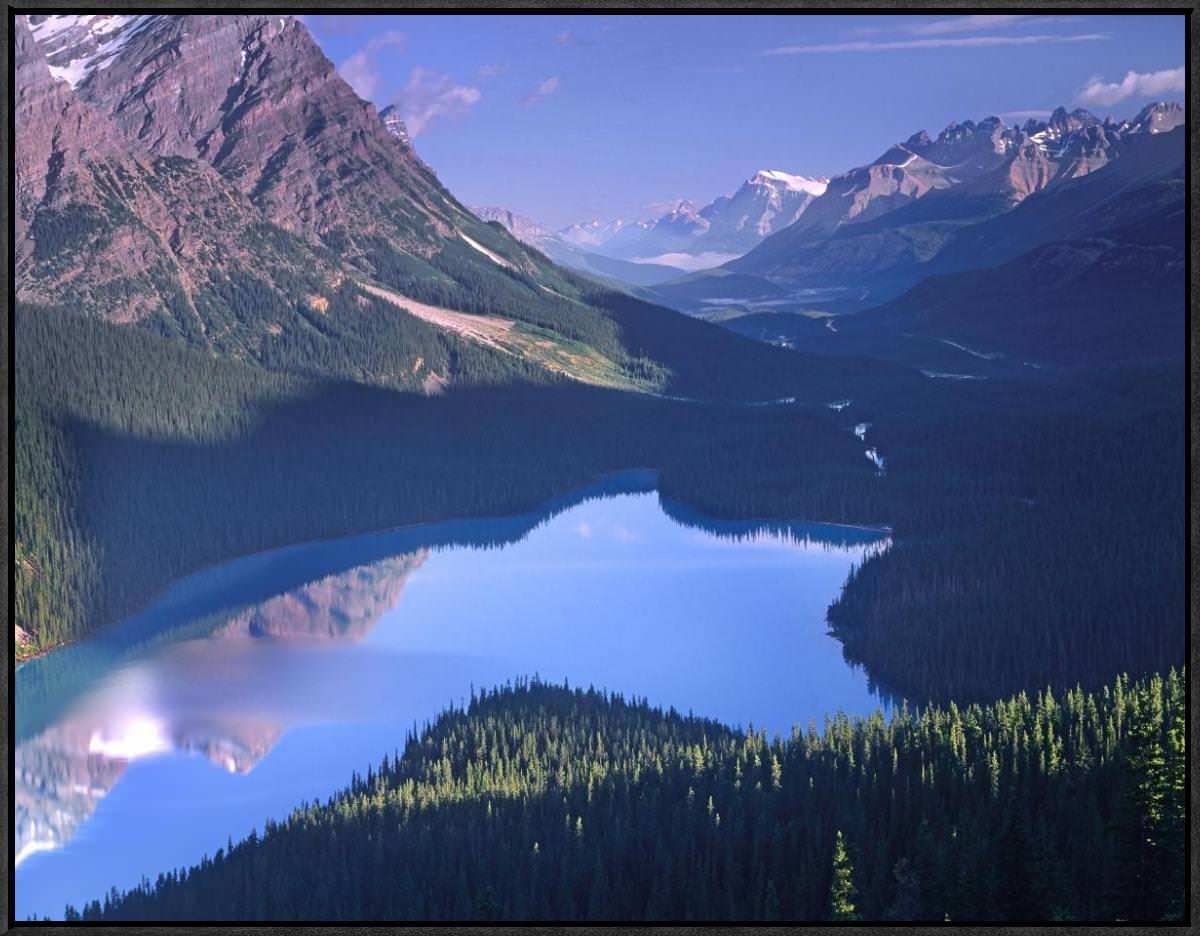 Mount Patterson At Peyto Lake, 32"x24" - Rustic - Prints And Posters ...