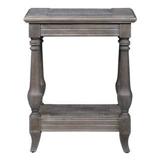 Uttermost Mardonio Distressed Accent Table - French Country - Side ...