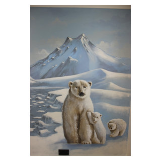 Arctic / Antarctic Mural - Craftsman - Kids - Essex - by Chris Westall ...