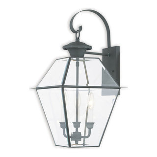 Livex Lighting Westover Charcoal Light Outdoor Wall Lantern ...