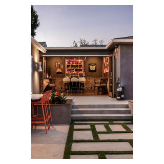Tropical Modernism - ADU, Backyard remodel and an Addition in Burbank ...