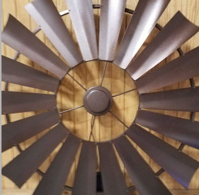 Copper Vein Windmill Ceiling Fan, The American Fan, 60" - Farmhouse ...