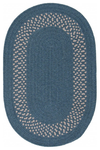 Colonial Mills Rug Grano Blue Oval, 10X14 - Contemporary - Area Rugs ...