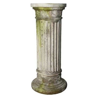 Leticia'S Pedestal 36"H, Architectural Columns - Rustic - Garden ...