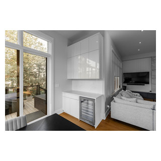 Modern Monochrome - A Stylish Kitchen Renovation - Modern - Kitchen ...