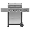 Kenmore 4 Burner Open Cart Gas Grill with Side Burner - Contemporary - Outdoor Grills - by ...