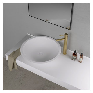 LUSSO STONE NOTION STONE RESIN COUNTER TOP BASIN 515 - Contemporary ...