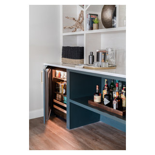 Park |The Wine Bar - Modern - Home Bar - Boston - by Glass House Design ...