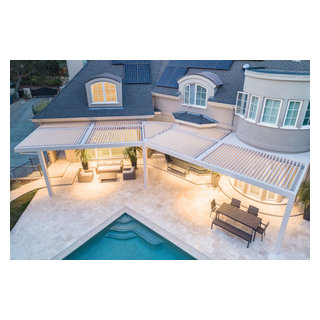 Overhead View of Modern Pergola - Modern - Patio - San Francisco - by ...