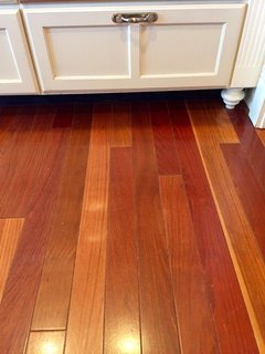 Return on toe kick bottom molding