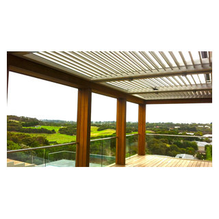 Louver Verandah - Timber frmae - Modern - Patio - Melbourne - by ...