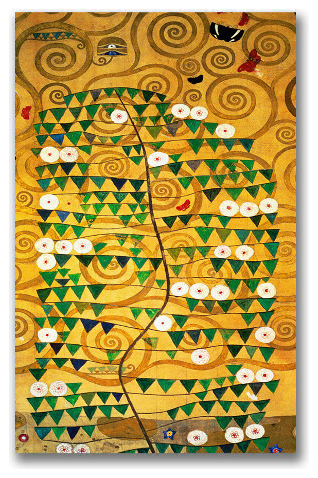 'Tree of Life' Canvas Art by Gustav Klimt, 14" x 24" - Traditional ...