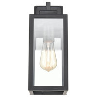 Atless Collection 1 Light 5" Powder Coat Black Outdoor - Transitional ...