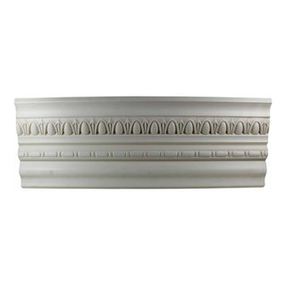 Ornate Cornice White Urethane Weybridge 96" L | - Transitional ...