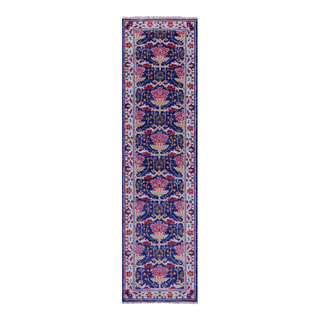 2' 8" X 10' 4" William Morris Handmade Wool Runner Rug - Q20293, 2' 8 ...