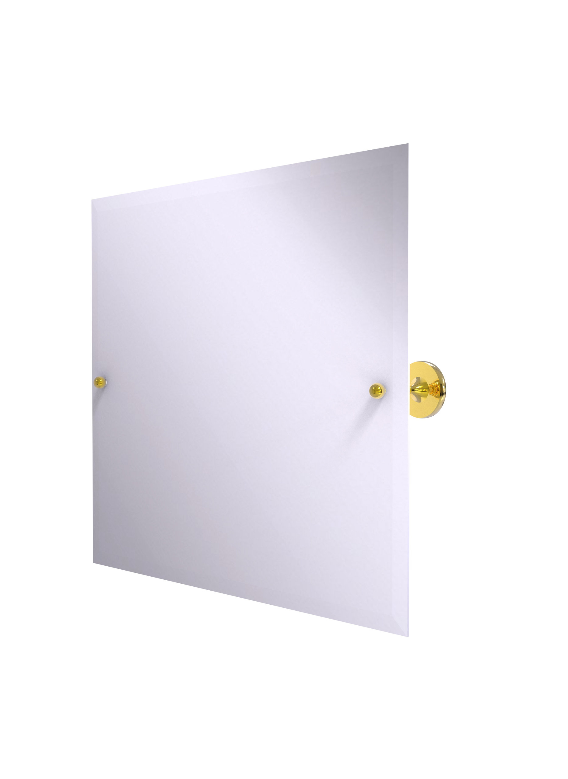 Shadwell Frameless Landscape Rectangular Tilt Mirror With Beveled Edge ...