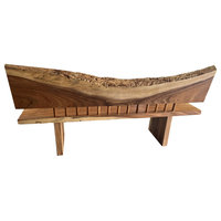 Live Edge Bench, 72" - Rustic - Accent And Storage Benches - by Rustic ...
