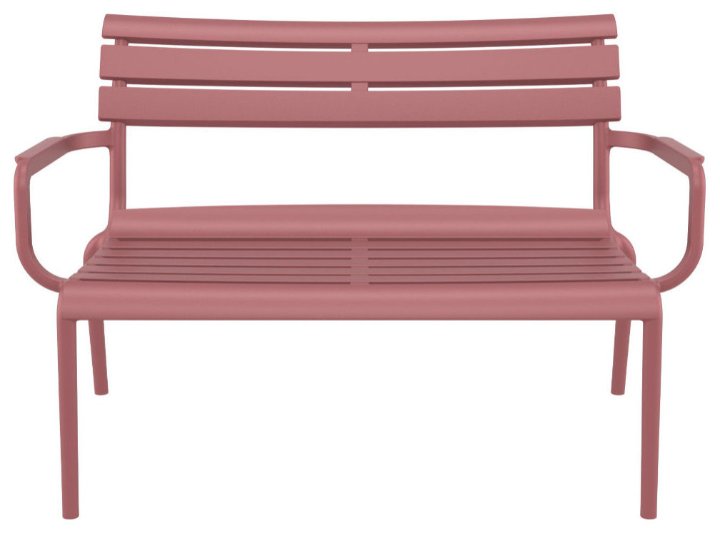 Paris Outdoor Bench - Contemporary - Outdoor Benches - by Compamia | Houzz