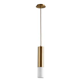 Opus Pendant Light in Aged Brass, 4.000 - Transitional - Pendant ...