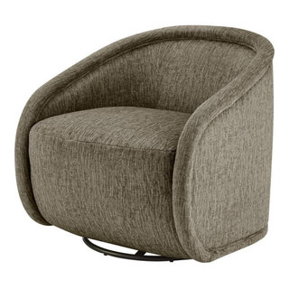 Margareth Fabric Swivel Accent Arm Chair - Contemporary - Armchairs And ...