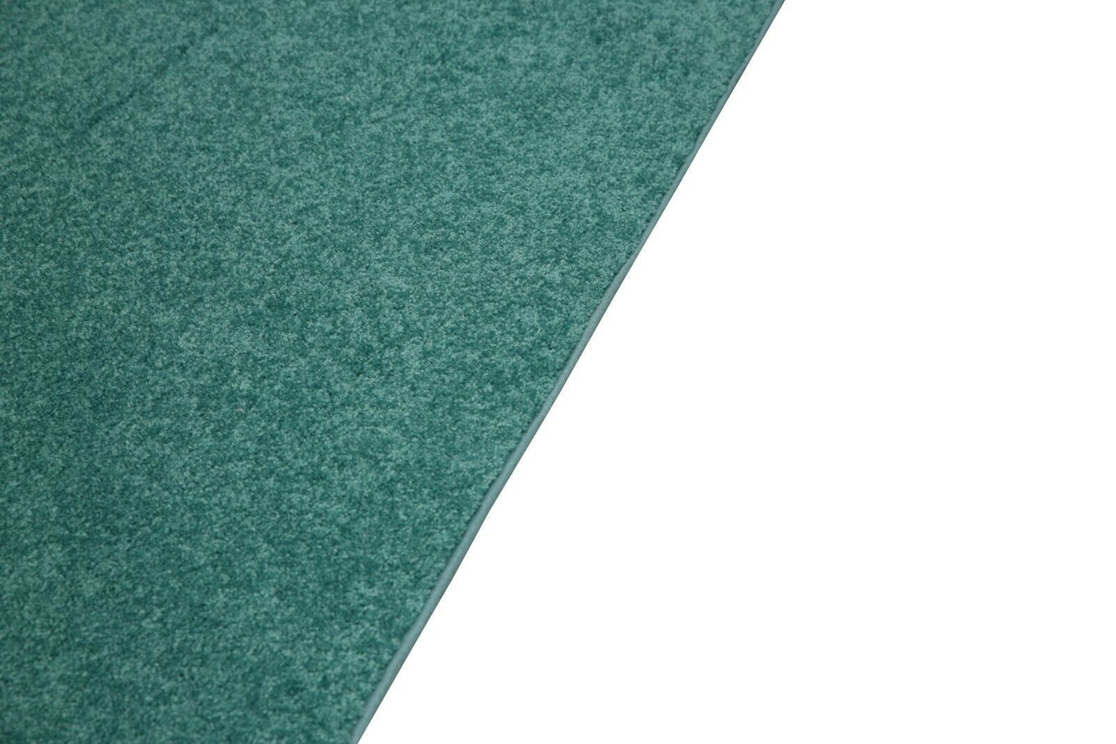 Furnish My Place Teal Solid Color Rug Made In Usa, 4' x 48' Oval ...
