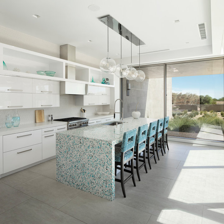 75 Beautiful Kitchen with Terrazzo Benchtops Ideas & Designs - January ...
