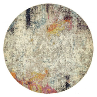 Contemporary Prismatic Area Rug, 8' Round - Contemporary - Area Rugs ...
