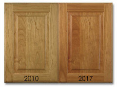 Kraftmaid Shortbread cherry Cabinets discrepancies