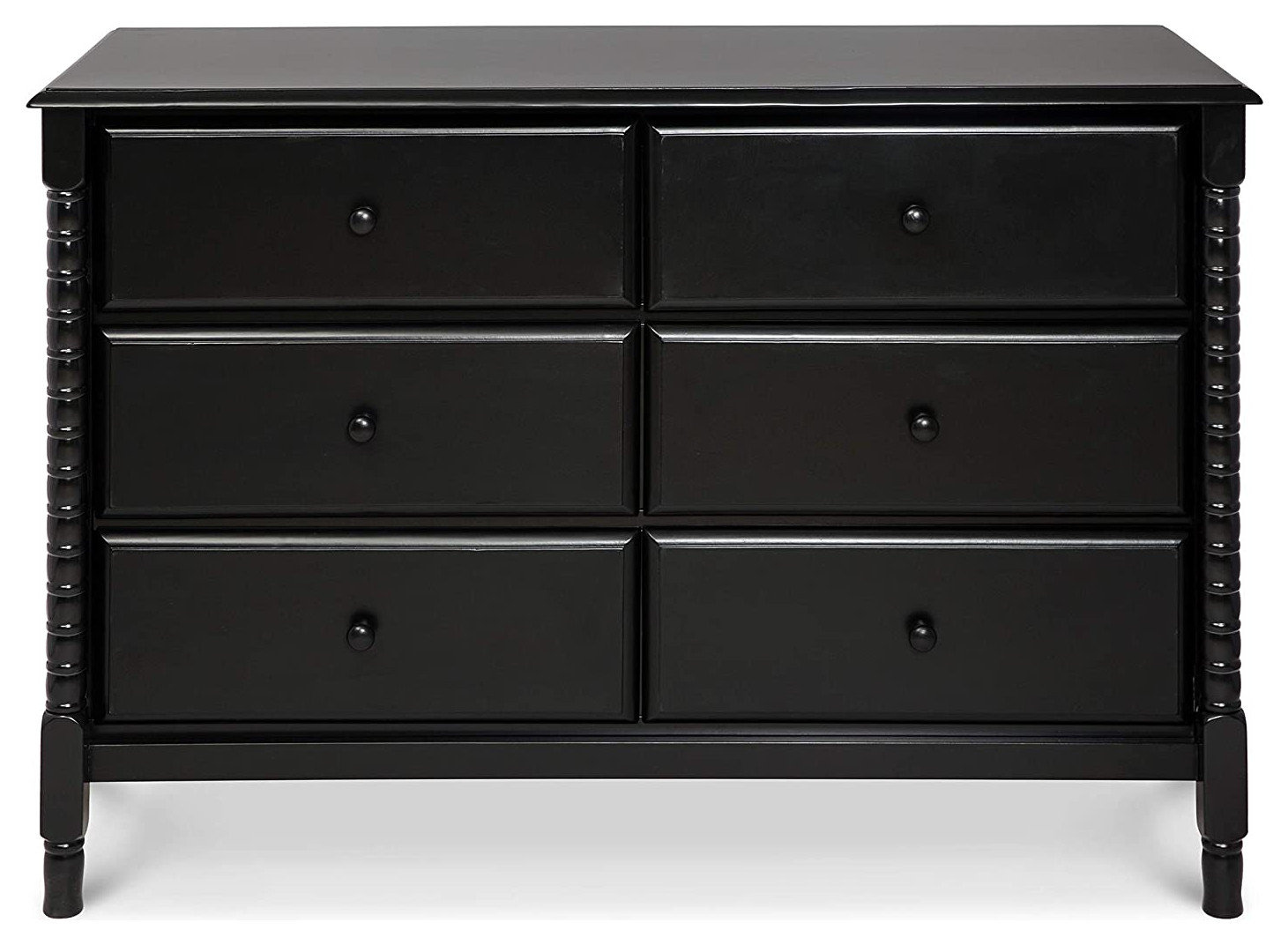 Modern Pinewood Dresser with Unique Spindle Design and Spacious Storage ...