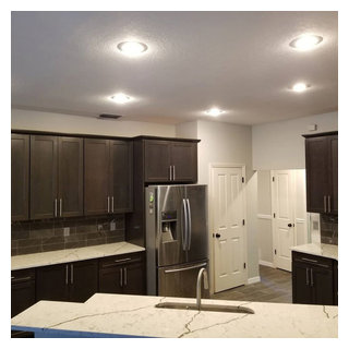 Waypoint Cabinetry 410F- Cherry Slate - Modern - Kitchen - Tampa - by ...