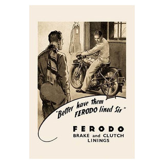 Ferodo Brake and Clutch Linings, 12" x 18" - Traditional - Prints And ...