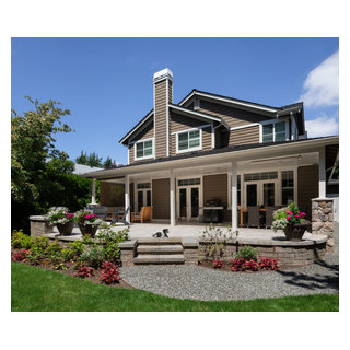 Back Porch Renovation and Expansion - Transitional - Porch - Seattle ...