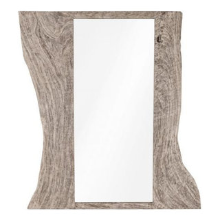 Split Slab Mirror - Rustic - Wall Mirrors - by Lighting Reimagined | Houzz