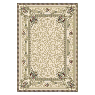 Ancient Garden Rug, 5'3" Round - Victorian - Area Rugs - by PlushRugs ...