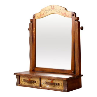 Consigned, Vintage Monterey Style Vanity - Traditional - Wall Mirrors ...