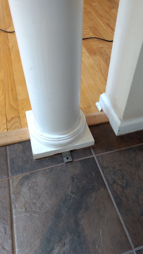 Are these decorative columns load bearing? | Houzz Forum