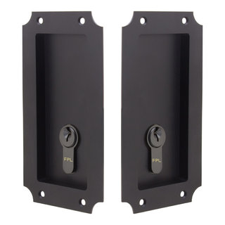 FPL Manor Pocket Lock, Double Keyed - Traditional - Pocket Door ...