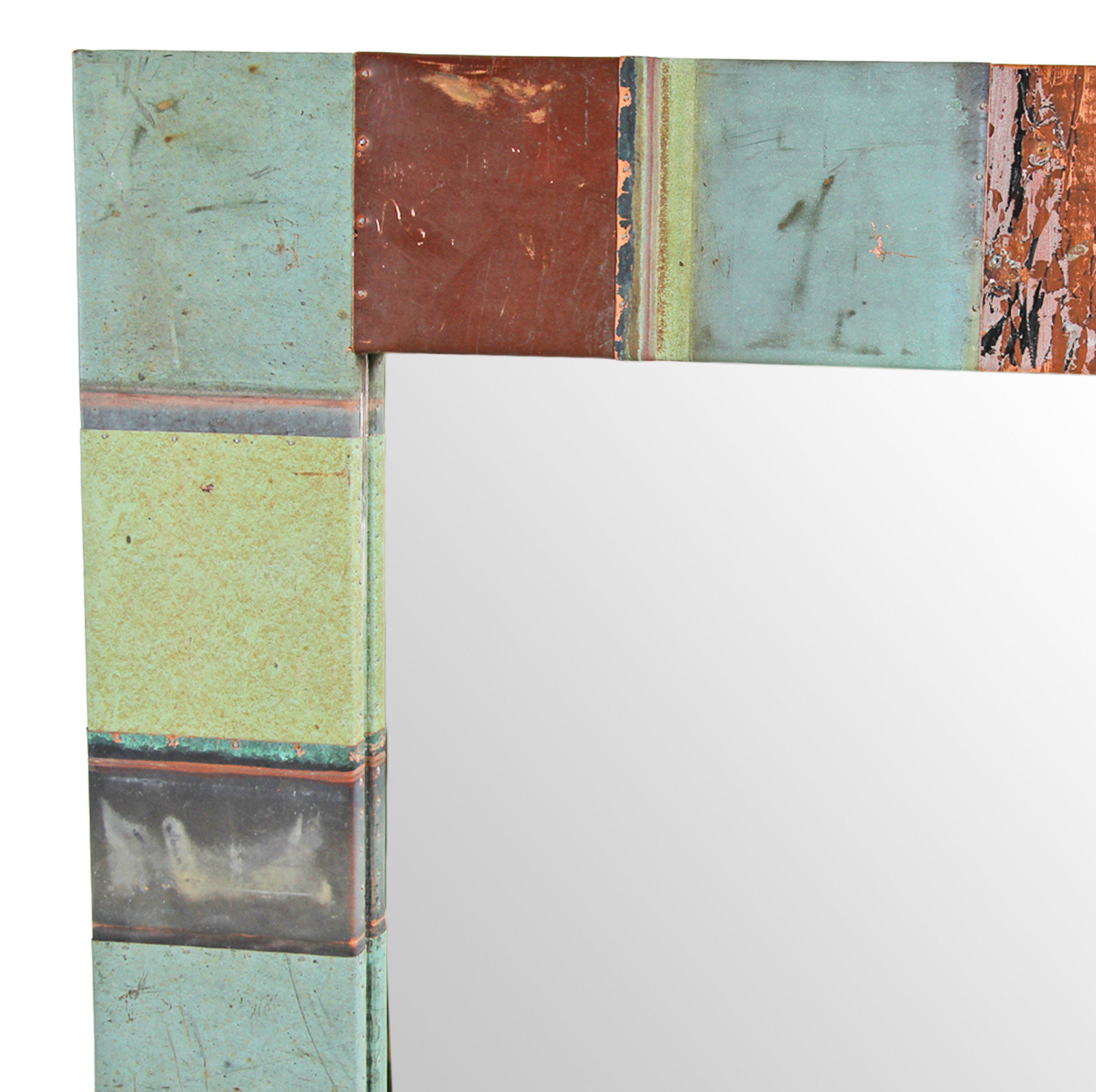 Copper Patch Work Mirror - Farmhouse - Wall Mirrors - by Design Mix ...