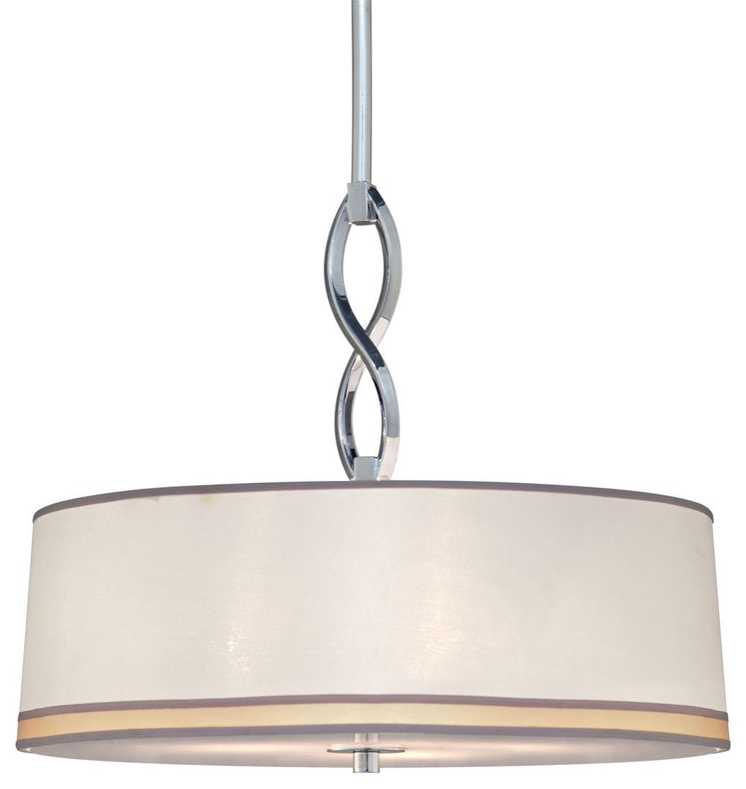 Signature 3 Light Pendant, Chrome - Transitional - Pendant Lighting ...