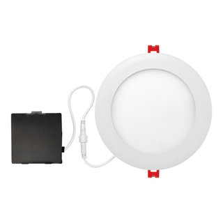 6" White Integrated LED Ultra Slim Recessed Lighting Kit - Recessed ...